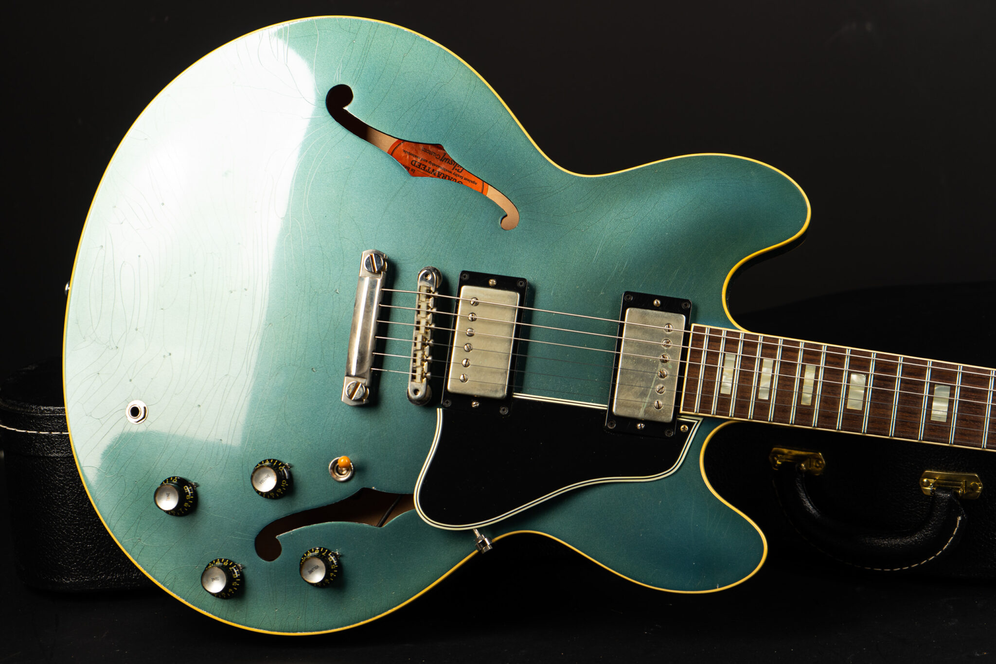 2022 Gibson 1963 ES-335 Murphy Lab – Pelham Blue – GuitarPoint