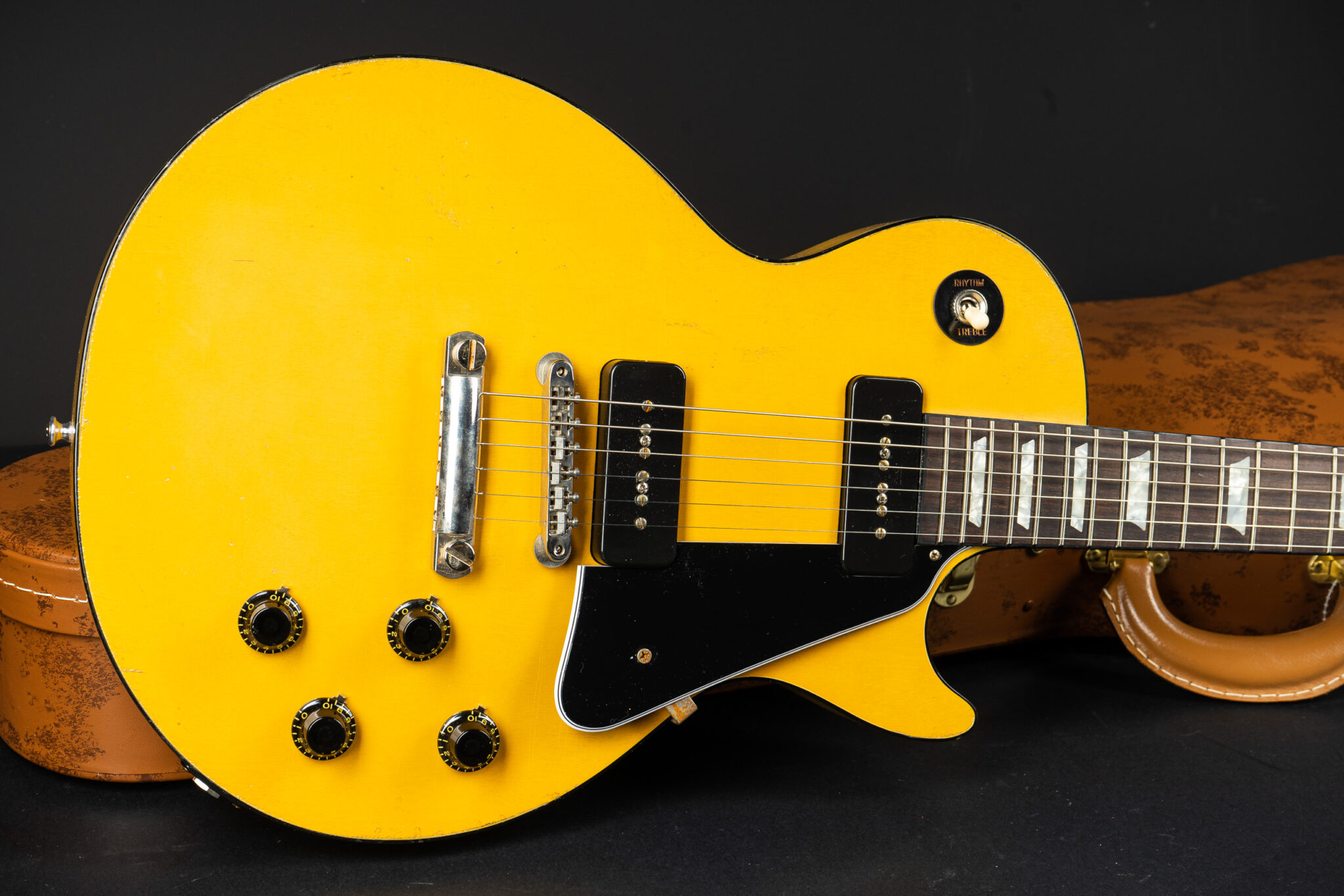 Gibson Custom Shop 1956 Les Paul Standard “Special” Murphy Lab Mahogany Top – TV Yellow 3,45Kg ...