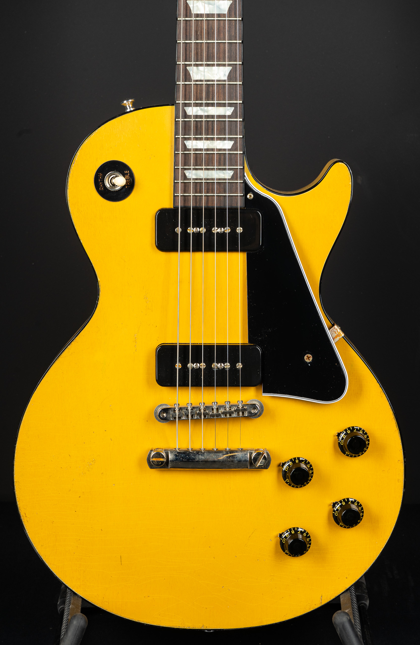 Gibson Custom Shop 1956 Les Paul Standard “Special” Murphy Lab Mahogany Top – TV Yellow 3,45Kg ...