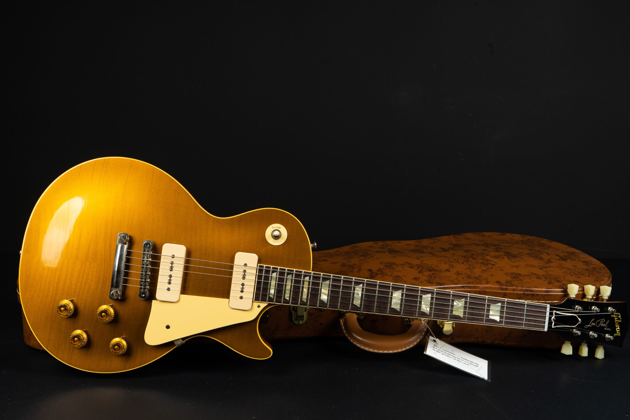 Gibson Custom Shop 1956 Les Paul Ultra Light Aged – Goldtop – GuitarPoint