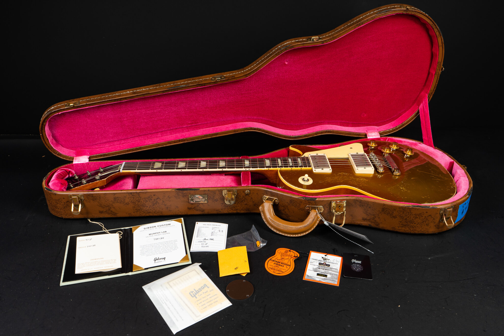 Gibson Custom Shop 1957 Les Paul Goldtop Murphy Lab Ultra Heavy Aged ...