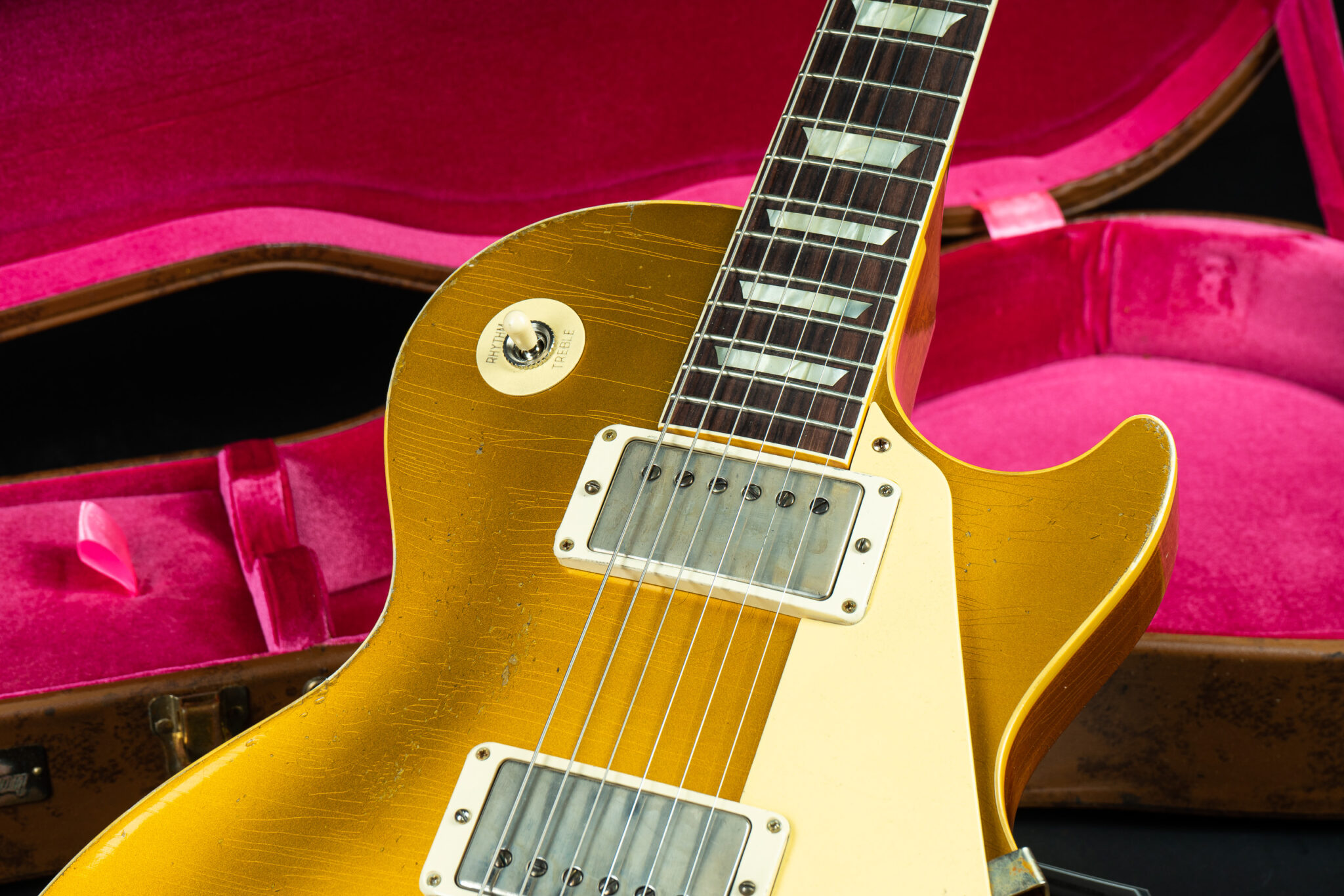 Gibson Custom Shop 1957 Les Paul Goldtop Murphy Lab Ultra Heavy Aged ...