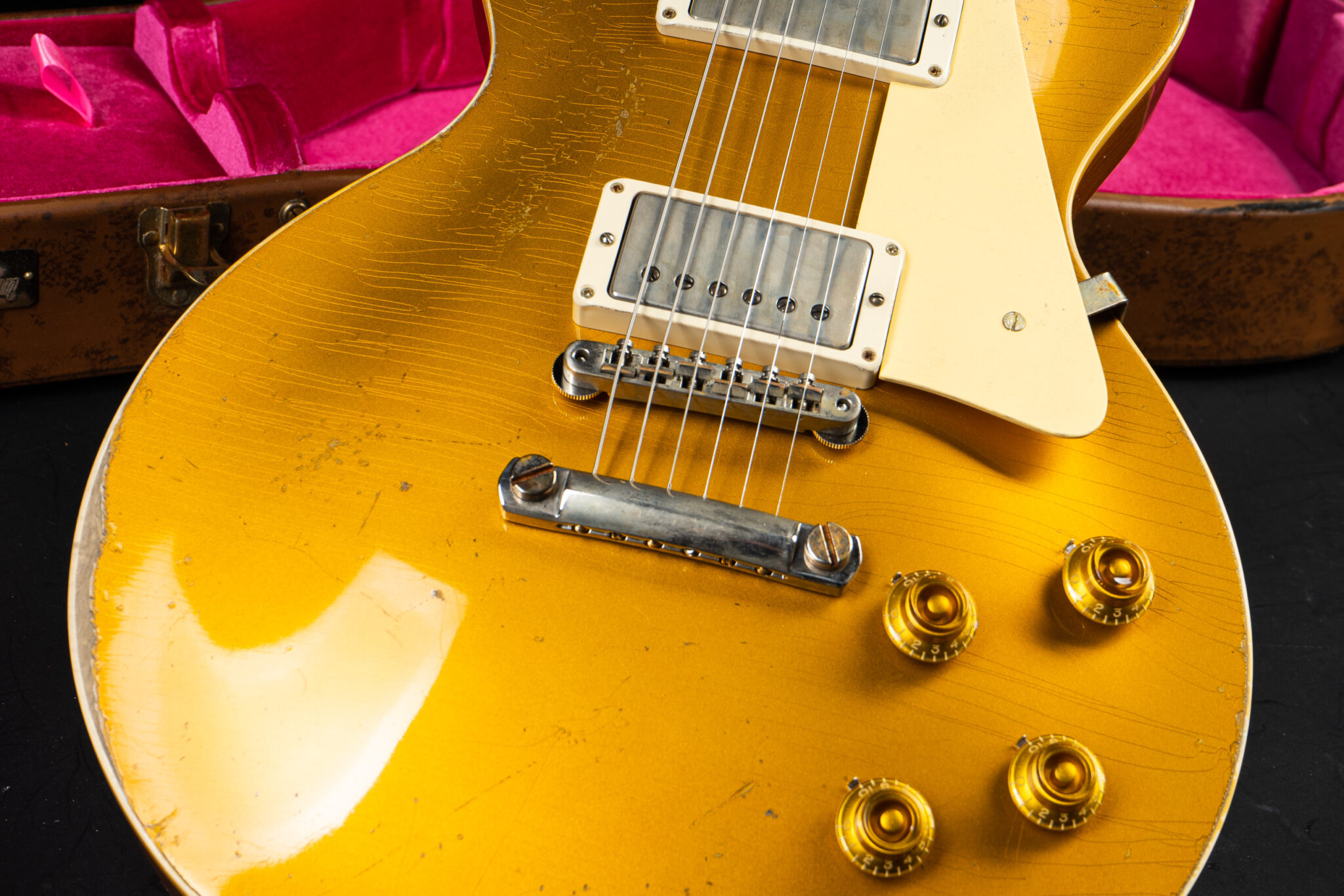 Gibson Custom Shop 1957 Les Paul Goldtop Murphy Lab Ultra Heavy Aged ...