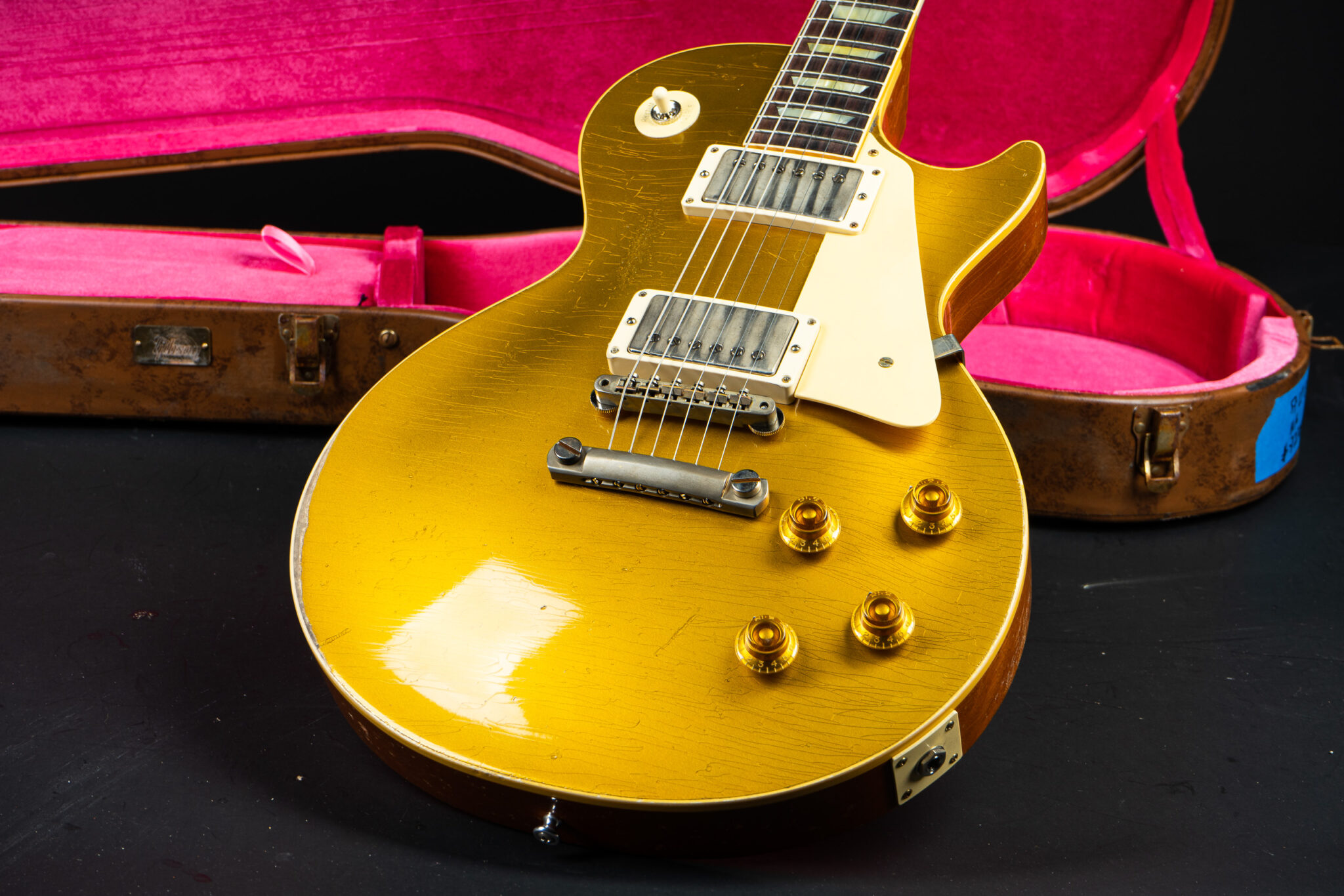 Gibson Custom Shop 1957 Les Paul Goldtop Murphy Lab Ultra Heavy Aged ...