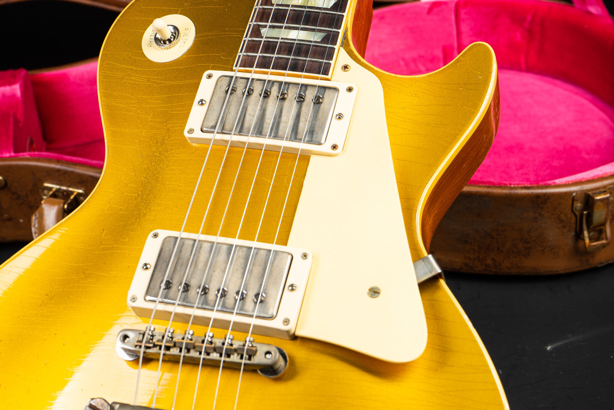 Gibson Custom Shop 1957 Les Paul Goldtop Murphy Lab Ultra Heavy Aged ...