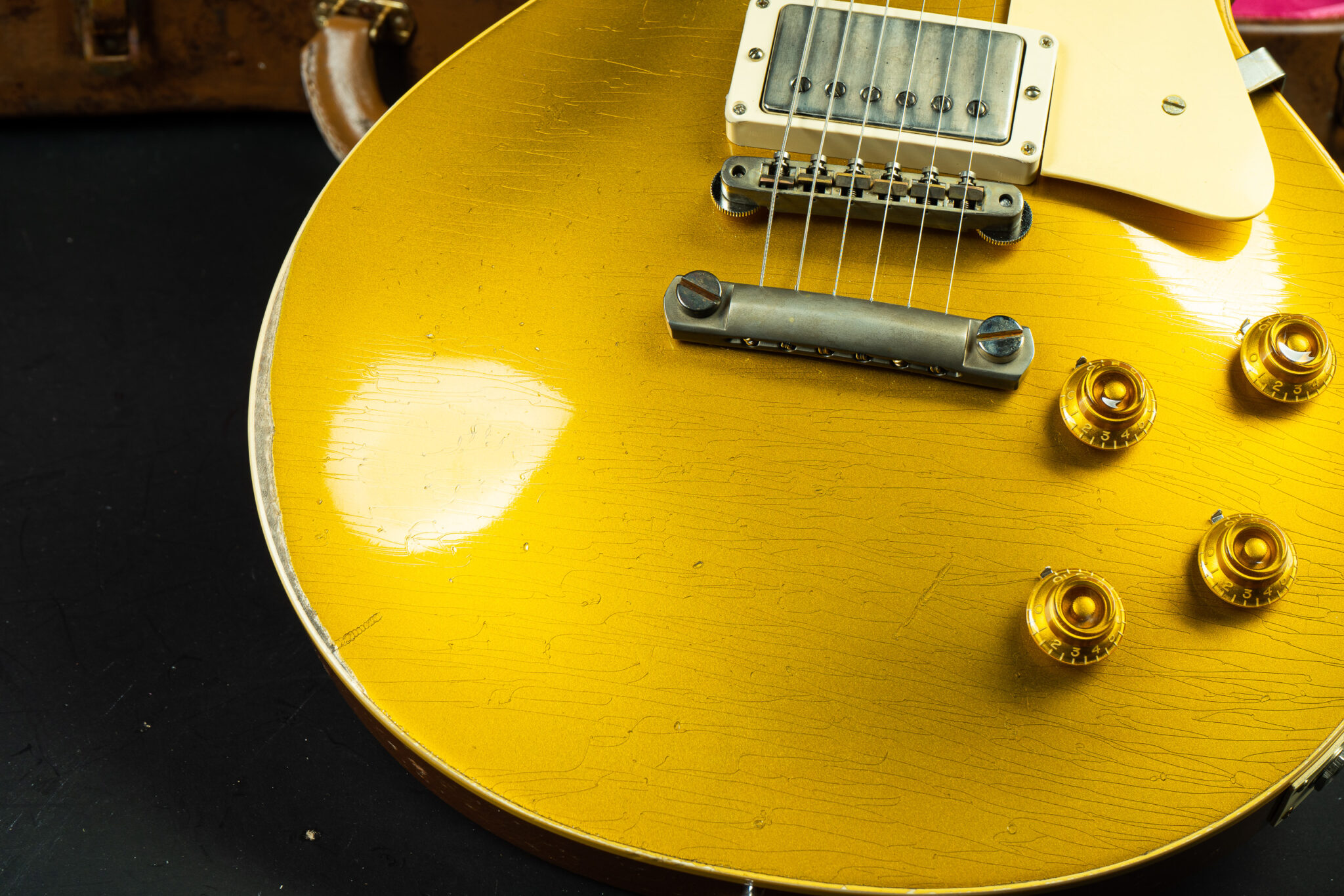 Gibson Custom Shop 1957 Les Paul Goldtop Murphy Lab Ultra Heavy Aged ...