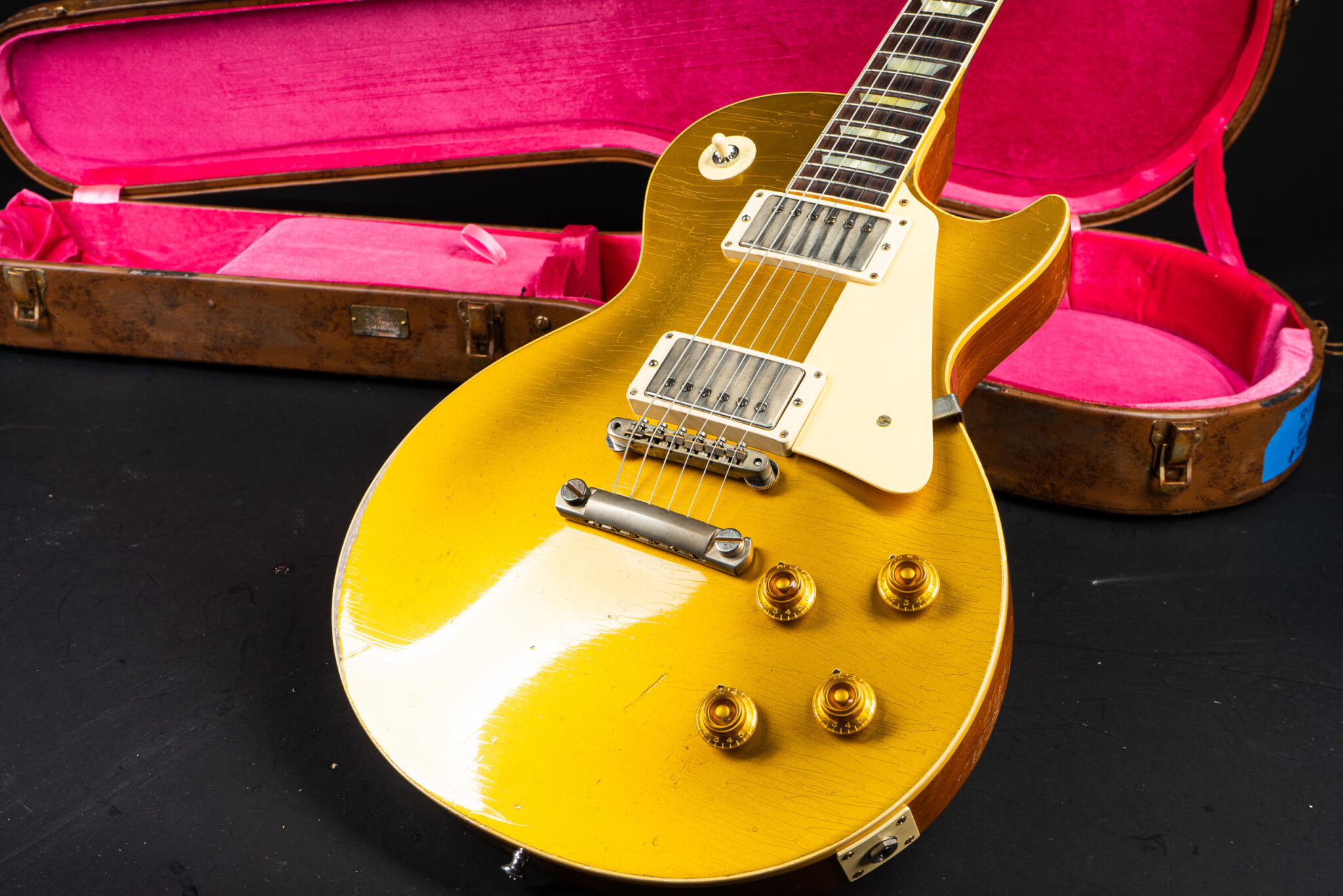 Gibson Custom Shop 1957 Les Paul Goldtop Murphy Lab Ultra Heavy Aged ...