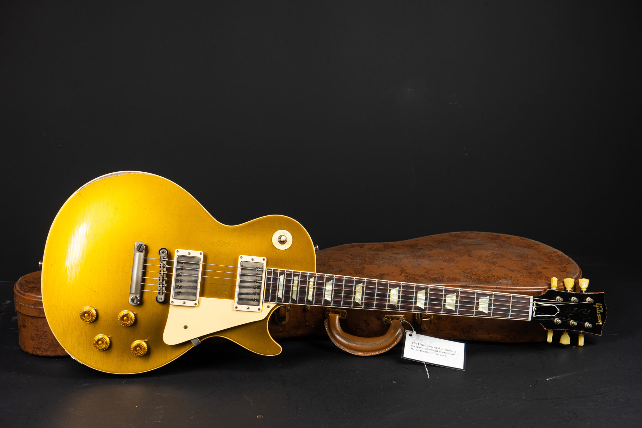Gibson Custom Shop 1957 Les Paul Goldtop Murphy Lab Ultra Heavy Aged ...