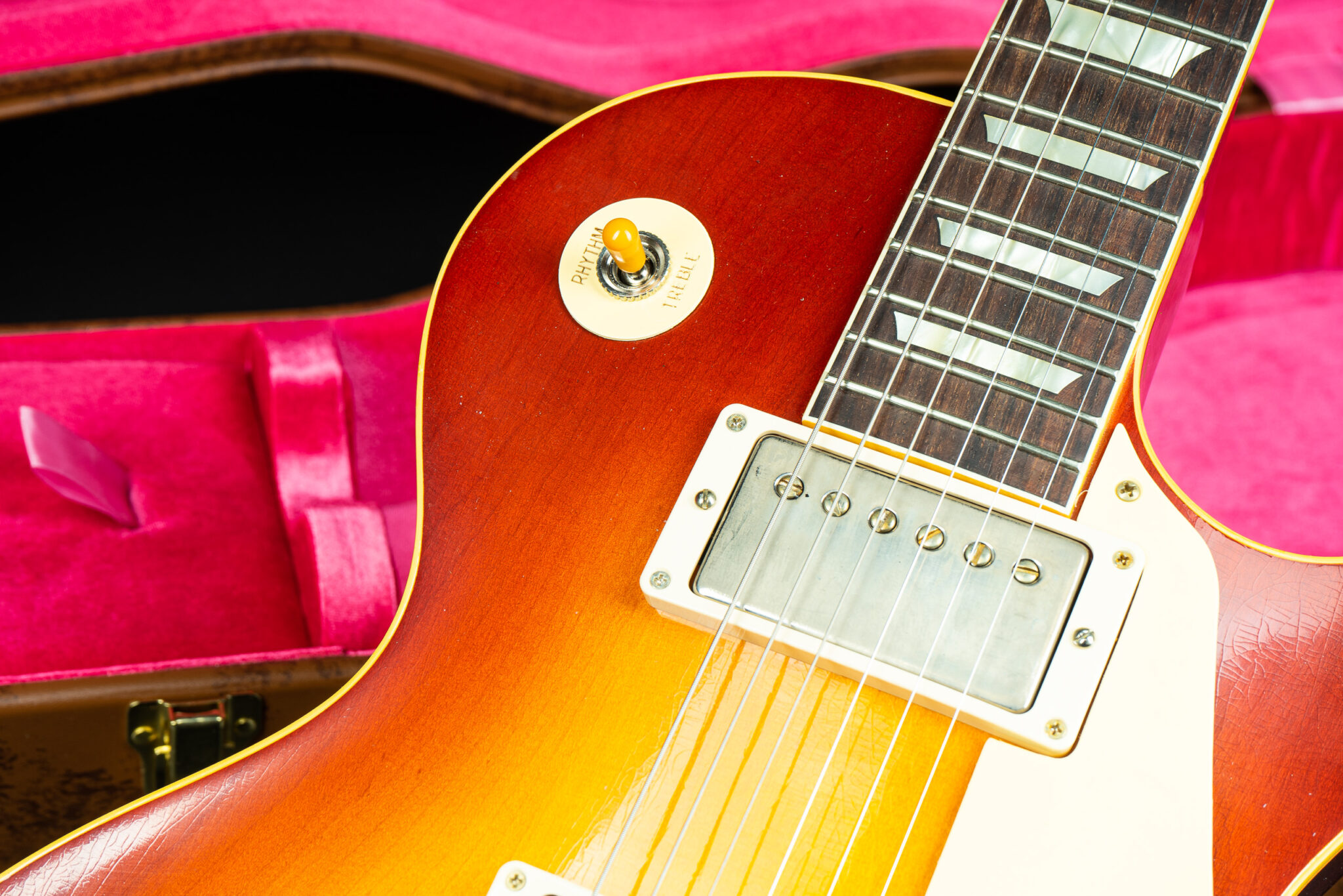 Gibson Custom Shop 1958 Les Paul Standard Reissue Murphy Lab Ultra Light Aged – Washed Cherry ...