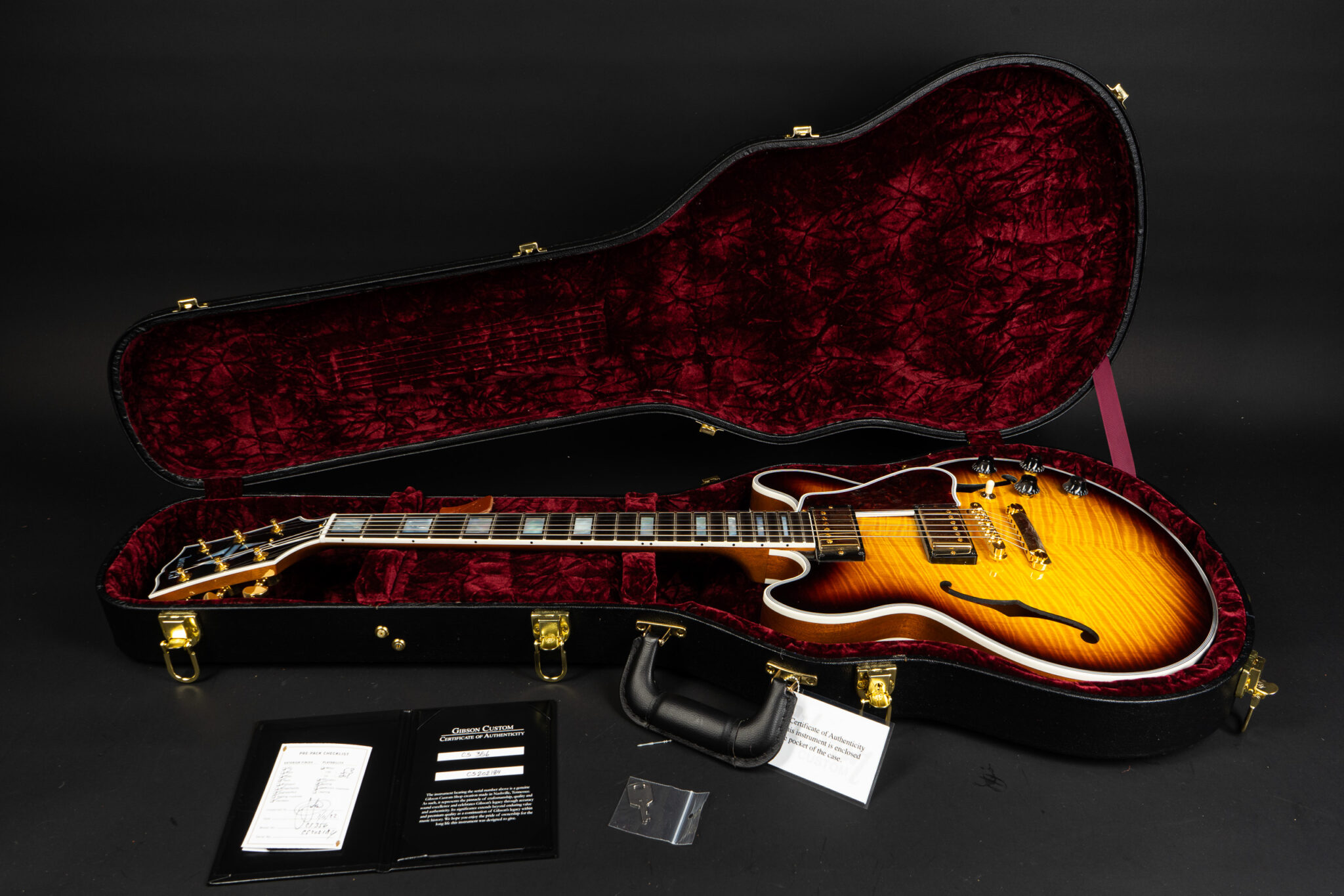 Gibson Custom Shop CS-356 Flametop – Vintage Sunburst – GuitarPoint